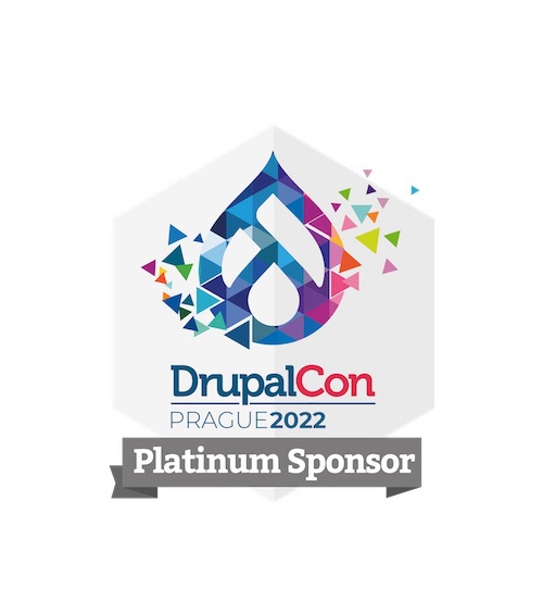 DrupalCon Prague 2022 Platinum Sponsor badge - small on white ...